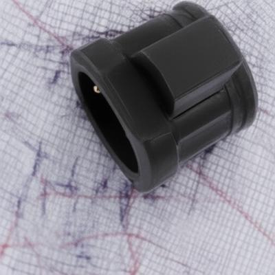 China plastic waterproof connector rear panel mount socket with solder wiring threaded connection CAZN E10T-P4-PWF CE RoHS certified for sale