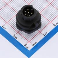 China Plastic Waterproof Connector CAZN E7B-P6-PWB Panel Mount Type with Pin Contacts and IP67 Protection for sale