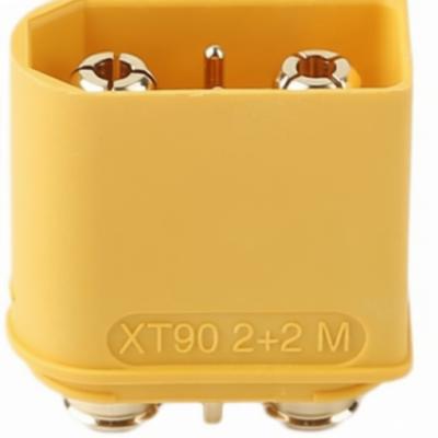 China Changzhou Amass Elec XT90 2 2 PB-M.G.Y connector designed to withstand harsh industrial environments for sale