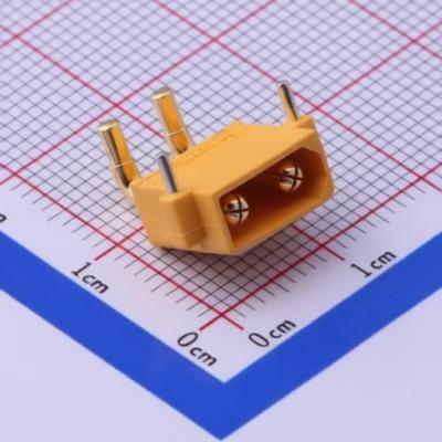 China Changzhou Amass Elec XT30PW M30 G Y Horizontal PCB Mount 2 Pin Connector for Wire to Wire Connection for sale