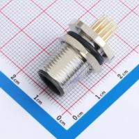China rear panel mount socket CAZN M12-P12A-GPFM12 pin type connector with pcb board connection and ip65 ip67 protection for sale