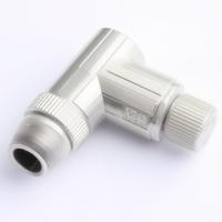 China Industrial waterproof shielded M12 connectors with metal plastic housing and A-coded design CAZN M12-P12A-GWDP9 for sale