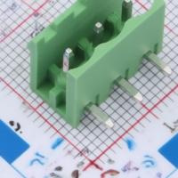 China Chxunda XD2EDGR 5.08 3P V single row plug in terminal block with 5.08mm pitch and PA66 UL94V 0 body for sale