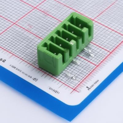 China single row plug in terminal block chxunda XD15EDGRC-3.5-5P-V with PA66 UL94V 0 plastic body and brass pins for sale