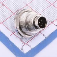 China Pin Type European Standard Connector CAZN M9-P8-GPF M12 Rear Mount Socket for PCB Board Connections for sale
