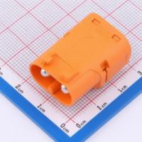 China Orange Plastic Housing Horizontal Board Mount Connector Changzhou Amass Elec LCB40PW-M for EV Battery and Motor for sale