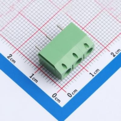 China Single Row Rated Current 16A Electrical Terminal Block Screw Type 5 Millimeter Pitch chxunda XD301V-5.0-3P-V for sale