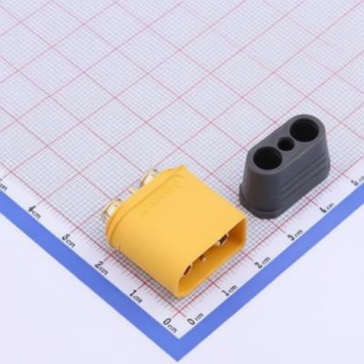 China connector Changzhou Amass Elec XT90 2 2 -M G Y for lithium battery power systems controllers motors and chargers for sale