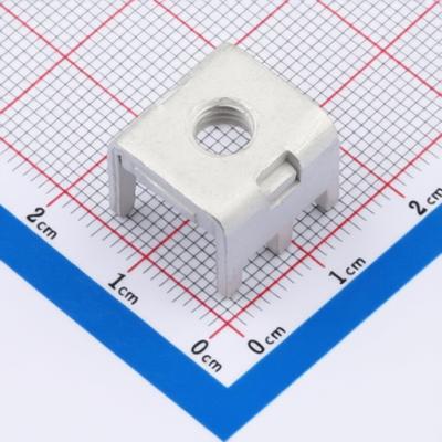 China Red copper PCB welding terminal with M6 screw hole nickel base matte tin plating chxunda XD-RG66-1414-D002RC rated 100A current for sale