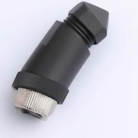 China solder wire connection M12 straight plug with PG9 cable entry CAZN M12-S5A-PWAP9-BS plastic assembly for sale