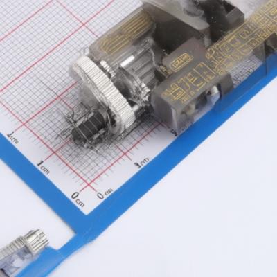 China Plastic assembly M12 straight plug with solder wire connection and 6 mm outlet OD CAZN M12-S5A-PWAP7 for sale