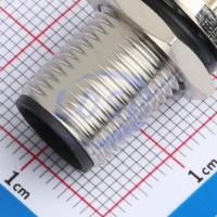 China Pin Type Panel Mount Socket Connector CAZN M12-P4D-GWFM12 European Standard with Solder Connection for sale