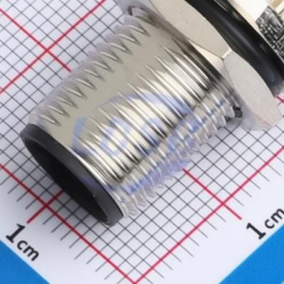 China Pin Type Panel Mount Socket Connector CAZN M12-P4D-GWFM12 European Standard with Solder Connection for sale