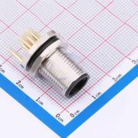 China Panel Mount Socket Connector CAZN M12-P12A-GPF M12-JD Pin Type M12 Series with CE RoHS Certification for sale