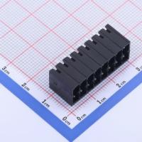 China Industrial terminal block connector 3.5mm pitch 2P to 24P poles Cixi Kefa Elec KF2EDGSV-3.5-2*8P with brass solder pins for sale