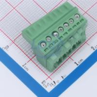 China Single row pluggable enclosed terminal block chxunda XD2EDGK-2.54-7P-V 2.54mm pitch rated 150 volts 5 amps for sale