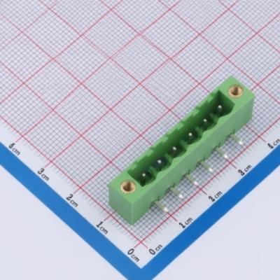 China electrical connection solution chxunda XD2EDGRM 5.08 6P V plug in terminal block with PA66 UL94V 0 body for sale