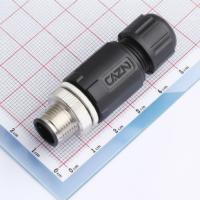China Plastic assembly M12 straight plug with solder wire connection CAZN M12-P5A-PWAP7 6mm cable outlet diameter for sale