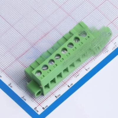 China Electrical Connector chxunda XD2EDGKM-5.08-8P-V Pluggable Terminal Block 5.08mm Pitch Screw Single Row for sale