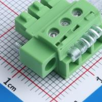 China Durable Pluggable Terminal Block Single Row Screw Type chxunda XD15EDGKM3813PV Featuring 381mm Pitch for sale