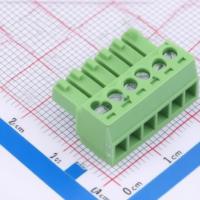 China Pluggable terminal block chxunda XD15EDGK-3.5-6P-V female socket for wire size 0.5 to 1.5 millimeters for sale