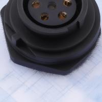 China Threaded solder wiring plastic waterproof connector CAZN E13T-S6-PWB panel mount IP67 IP68 rated for sale