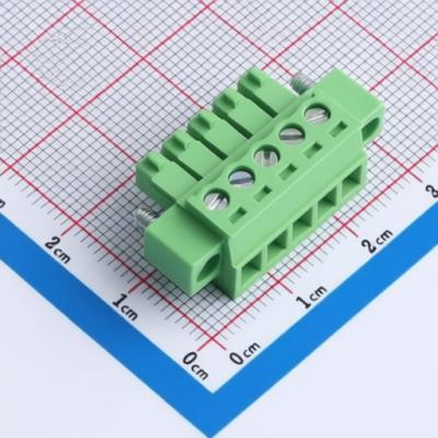 China electrical connection pluggable terminal block chxunda XD15EDGKM-3.81-5P-V single row screw terminals 3.81mm pitch for sale
