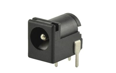 China Standard CUI PJ-102A DC power jack featuring 2.0 mm center pin 2.5 amp rating and through hole mount for sale