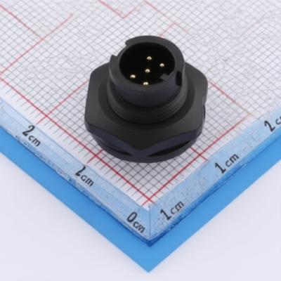 China Plastic waterproof connector CAZN E7B-P5-PPF panel mount snap lock and pin type suitable for PCB boards for sale