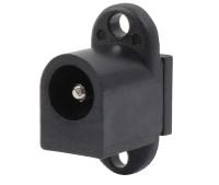 China Panel Mount DC Power Jack with 2 Point 0 Millimeter Center Pin and Right Angle Orientation CUI PJ 038A for sale