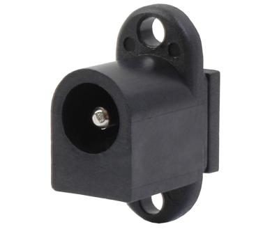 China Panel Mount DC Power Jack with 2 Point 0 Millimeter Center Pin and Right Angle Orientation CUI PJ 038A for sale