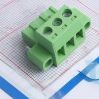 China Pluggable Terminal Block Screw Type 5.08mm Pitch chxunda XD2EDGKM-5.08-3P-V 3 Pin Wire Connector for sale
