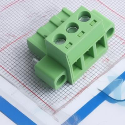 China Pluggable Terminal Block Screw Type 5.08mm Pitch chxunda XD2EDGKM-5.08-3P-V 3 Pin Wire Connector for sale