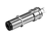 China Durable dc power plug with 7 amp current rating and nickel plating CUI PP-2155TL-OM twist lock design for sale
