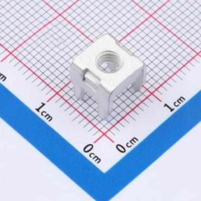 China PCB welding terminal copper nickel base matte tin plating M4 wire screw hole chxunda XD-RG44-0808-D001RC rated 45A current for sale