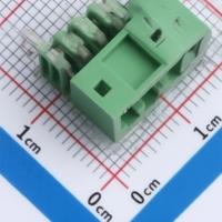 China plug in terminal block chxunda XD2EDGVC 254 4P V with brass nickel plated pins and PA66 UL94V 0 body for sale