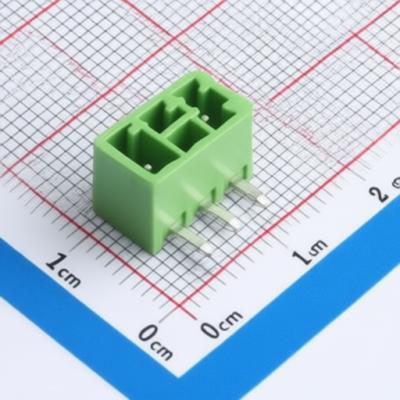 China Electrical connector chxunda XD15EDGRC 3.5 3P V single row plug in terminal block rated for 300 volts for sale