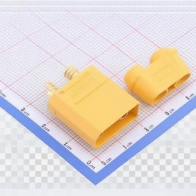 China Standard 40A Battery Connector Changzhou Amass Elec XT90H-MGY with Anti Spark and Back Cover Options for sale