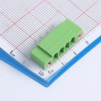 China pluggable terminal block chxunda XD15EDGVM-3.81-4P-V 3.81mm pitch rated 300V 8A with PA66 UL94V-0 green plastic body for sale