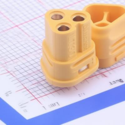 China Durable Changzhou Amass Elec MT30-F connector with brass gold plated contacts and UL94 VO plastic housing for sale