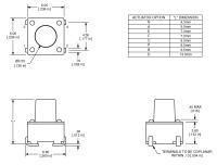 China Electronic Tact Switch E-Switch TL3301SPF160RGTAPE with 100000 Electrical Life and RoHS Certification for sale
