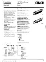 China Industrial electrical connectors including CINCH DAMF15S model for dependable connection applications for sale