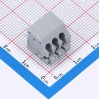 China electrical terminal block connector Cixi Kefa Elec KF250-3.5-3P-1 with 3.5mm pitch and 3 pole configuration for sale