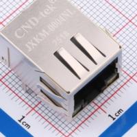China RJ45 Jack Connector CND-tek JXKM-0004NL P-CND Low Profile Design for PCI Express IEEE 802.3 Standard for sale