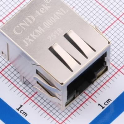 China RJ45 Jack Connector CND-tek JXKM-0004NL P-CND Low Profile Design for PCI Express IEEE 802.3 Standard for sale