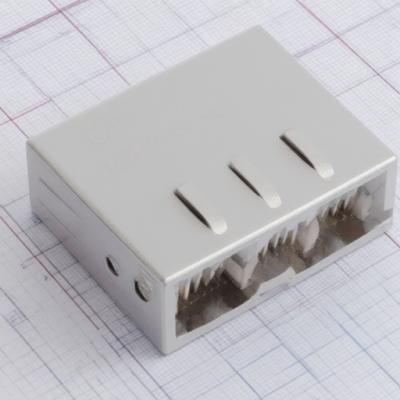 China Ethernet Connector PCB Mount TAB UP 1X2 10 100 1000BASE CND tek T12070ML6G for Industrial Applications for sale
