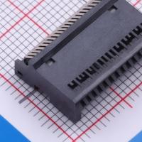 China CND-tek QSFP28 2170704-8 electronic component with solder leads and detailed dimensional specifications for sale