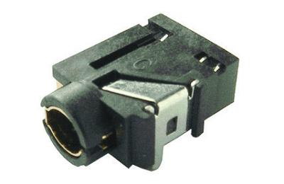 China Durable Low Profile Audio Jack CUI SJ-43514 with Plastic Bushing and RoHS Compliant PCB Mount Design for sale