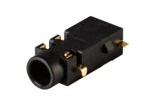 China Dual tip dual sleeve mid mount audio jack CUI SJ 3501 SMT TR designed for compact electronic devices for sale