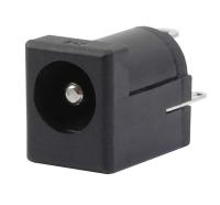 China CUI PJ-044A DC power jack featuring 2.0 mm center pin and 2.5 A rating for through hole PCB mounting for sale